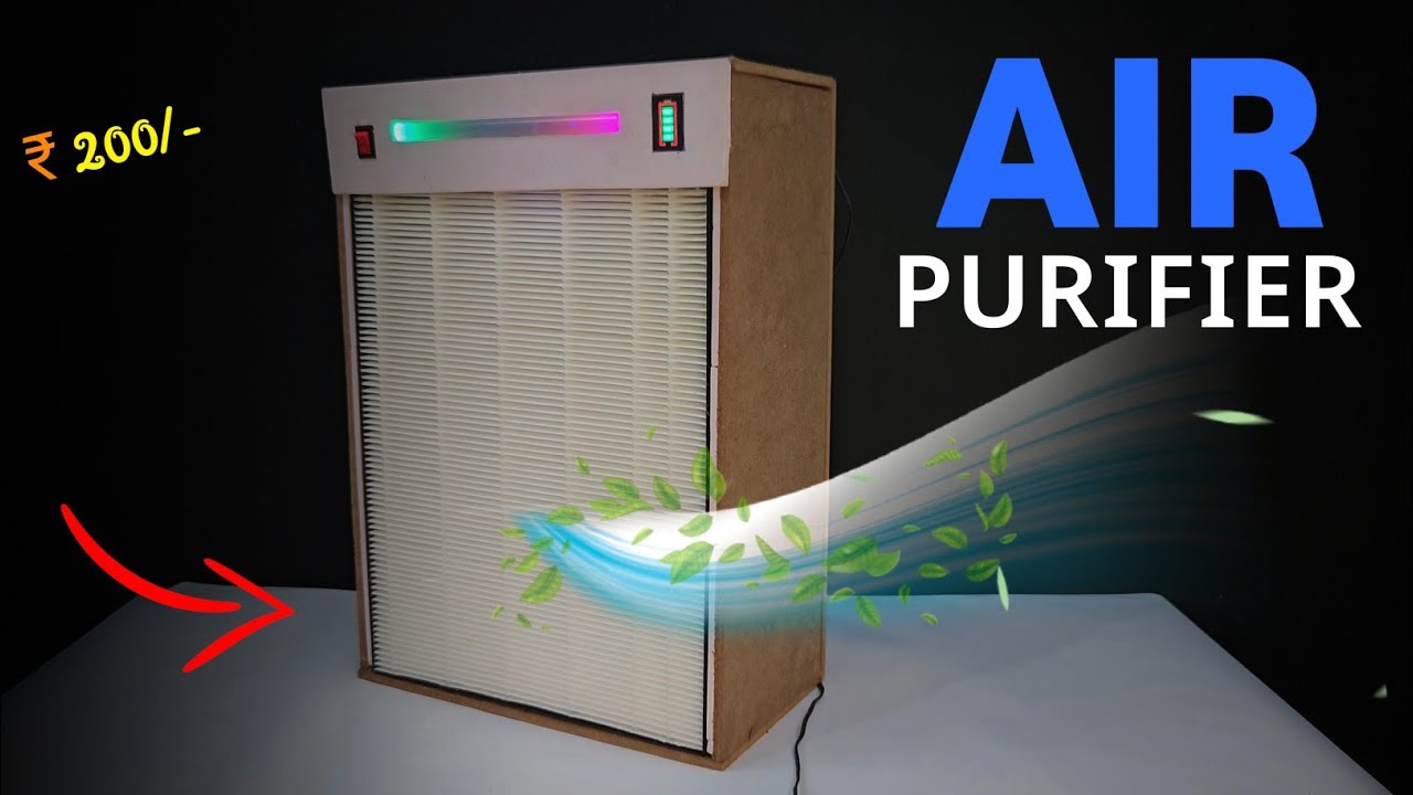 घर मैं Air Purifier बनाओ | How to make Air Purifier at Home | DIY Air ...