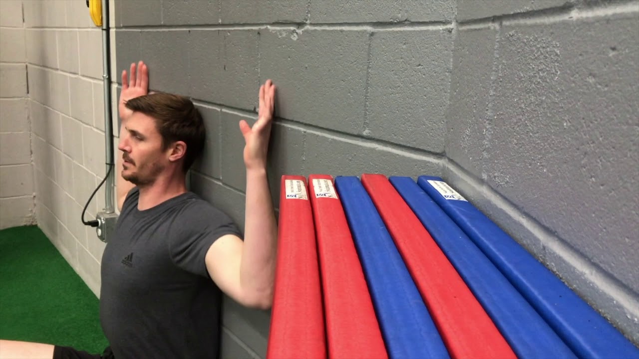 Seated Wall Slides - YouTube