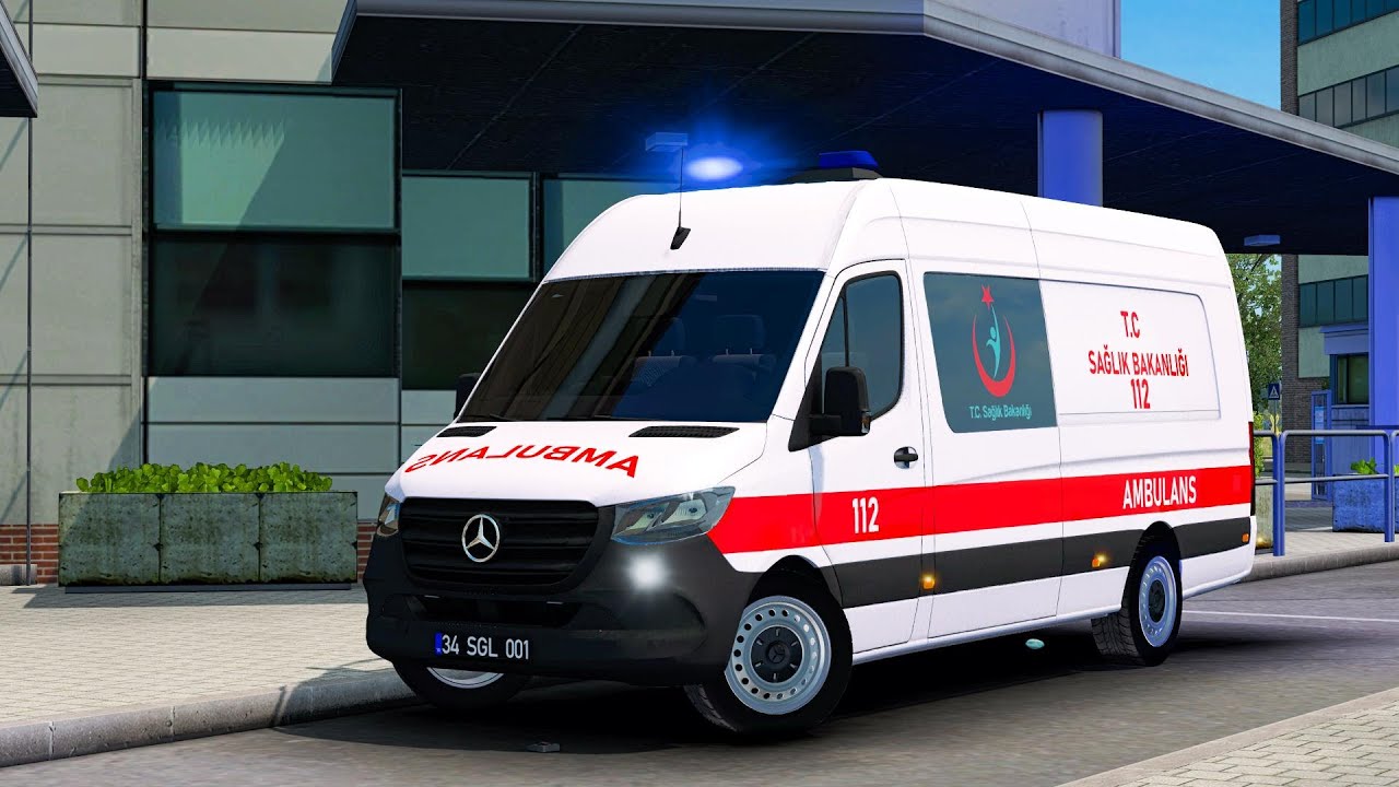 Ambulance | Mercedes Sprinter 2019 - ETS2[1.37][Euro Truck Simulator 2 ...