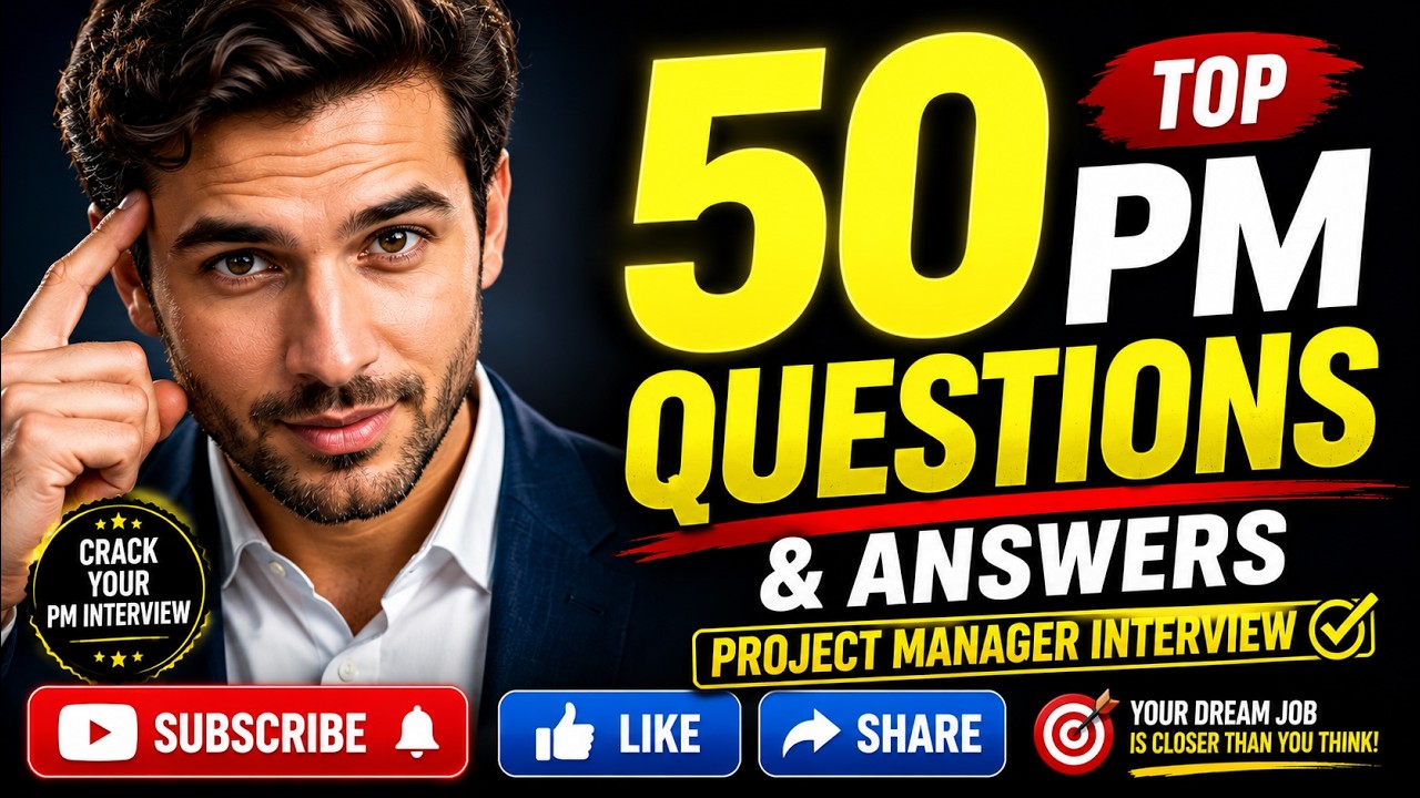 Top 50 Project Manager Interview Questions and Answers (2026) # ...