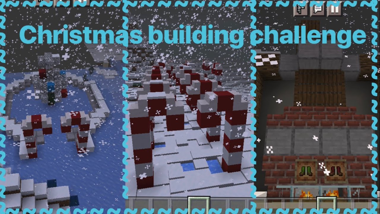 Minecraft Building Challenge: Christmas themed - YouTube