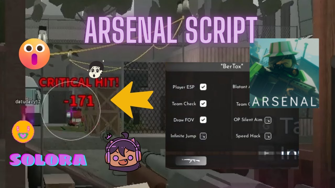 [NEW] Arsenal Script/Hack - Silent Aim, Aimbot, Fire rate,inf ammo, esp ...