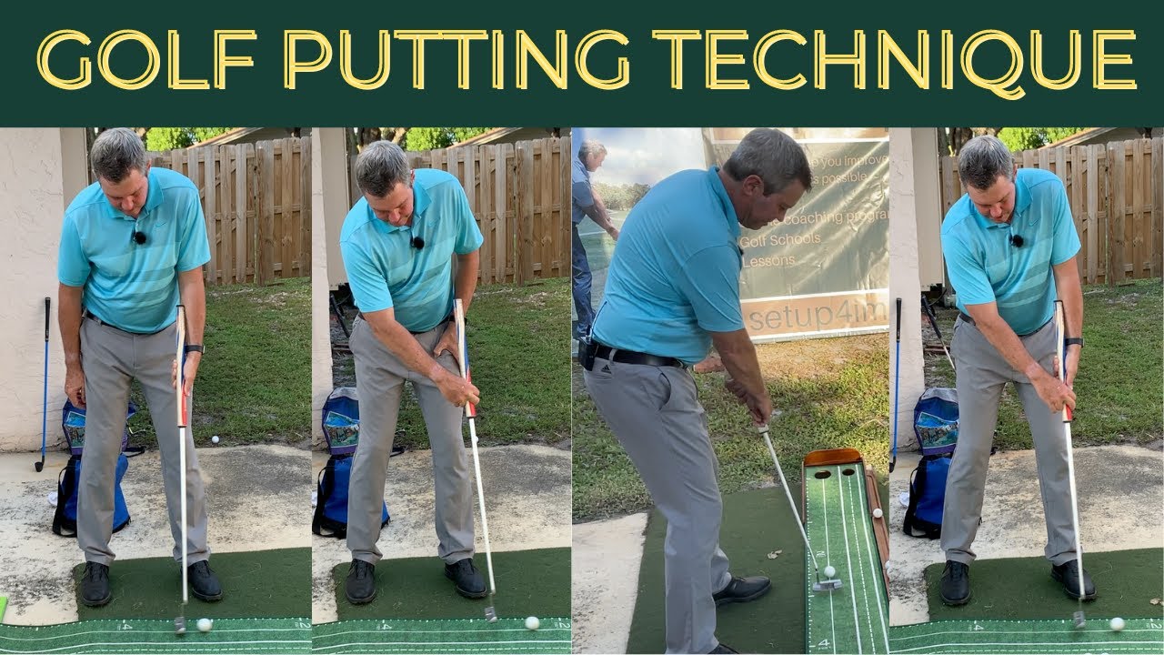 Golf Putting technique - YouTube