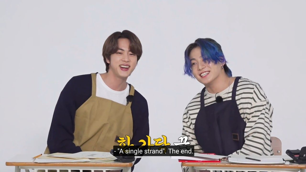 [Eng Sub] Run BTS Books Ep.143 Jin &Jungkook cut pt 2 - YouTube