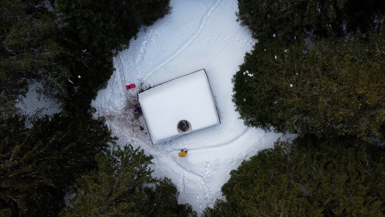 Cu sania in Retezat | Dormim la Refugiul Condor - YouTube