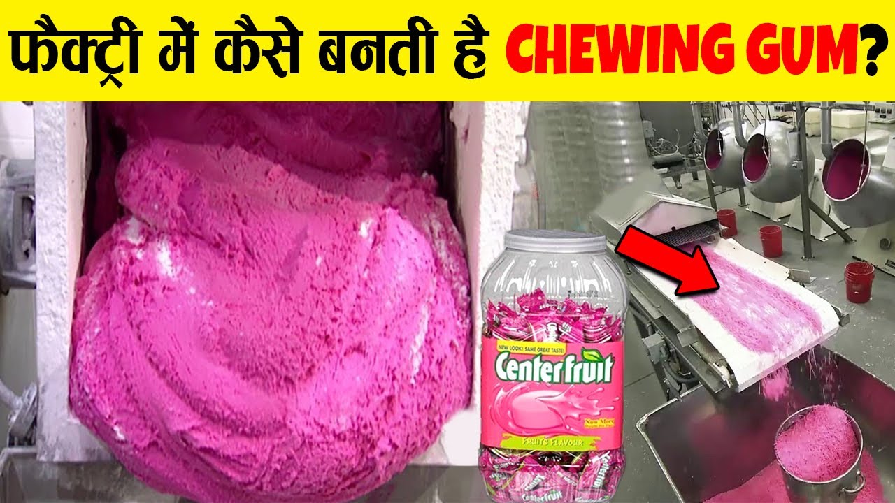 फैक्ट्री में Chewing Gum कैसे बनती है? How is Chewing Gum made in ...