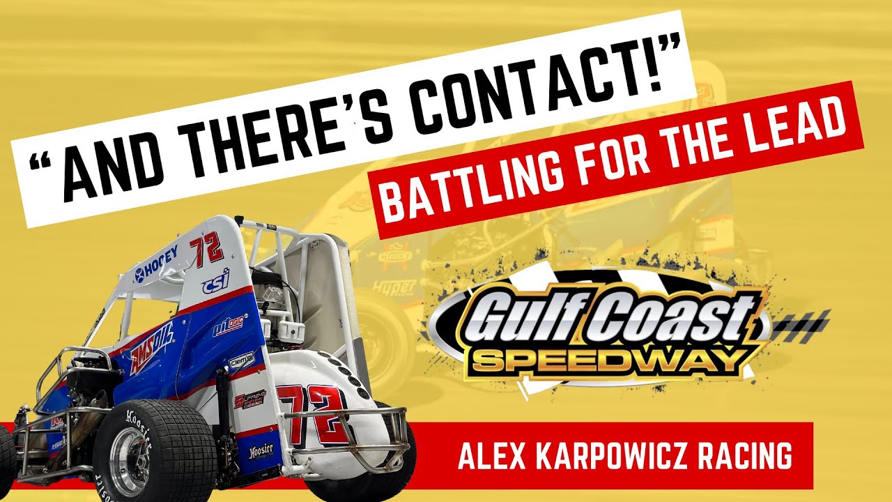 Aggressive Micro Sprint Racing in the Front at Gulf Coast Speedway ...