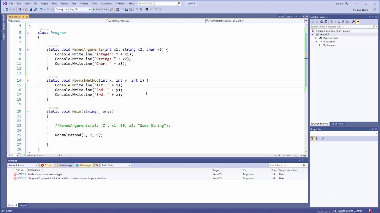 C Tutorial Change Order Of Parameters C Tutorial Change Order Of Parameters