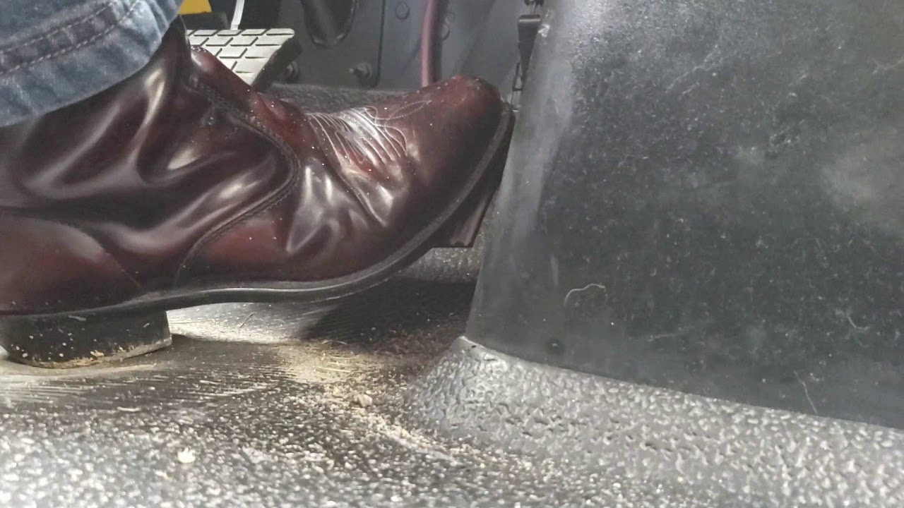 Long haul ankle boots in the International truck - YouTube