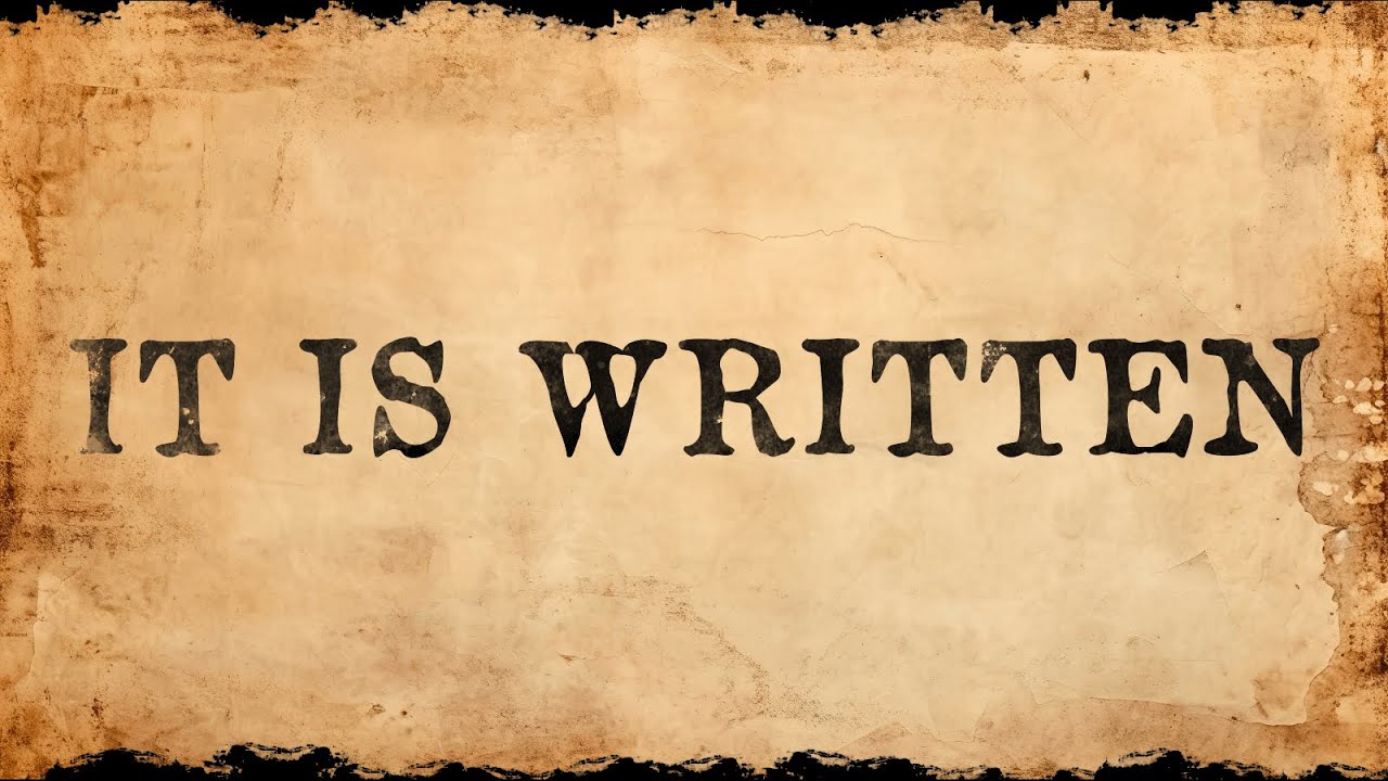 It is Written - God’s Word in Context - Pt. 1 - YouTube