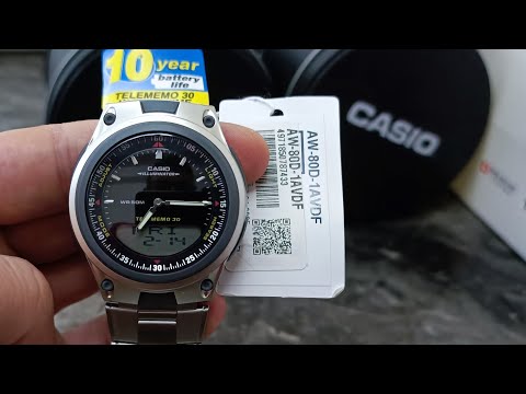 casio saat ayarlama AW-80 CASIO - How to set time AW-80 CASIO