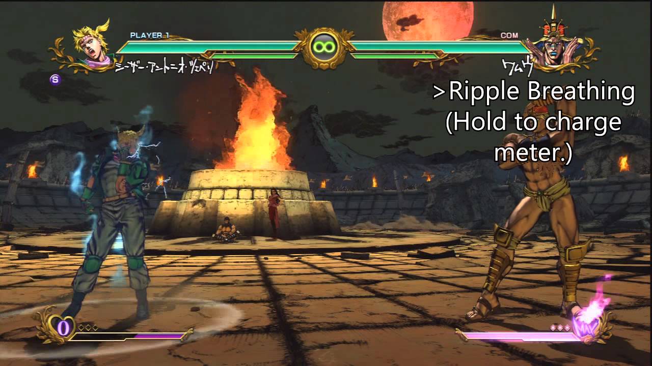 JJBA ASB - Ver 1.04 - Custom Challenges - Caesar Zeppeli Trials - YouTube