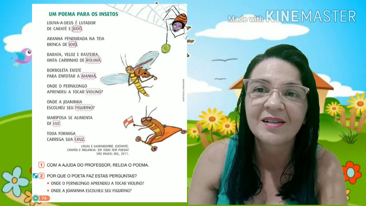 Um poema para os insetos. Profa. Ivanilda. - YouTube