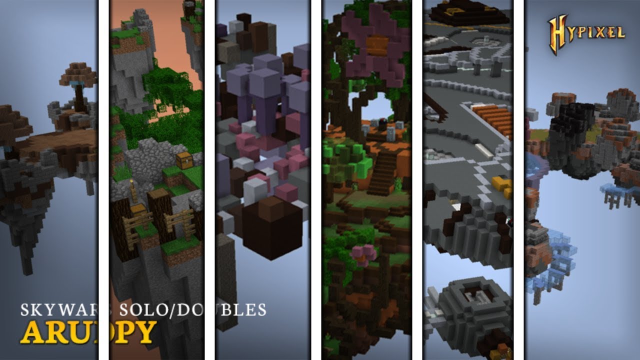 New + Returning Skywars Maps | Hypixel Skywars - YouTube