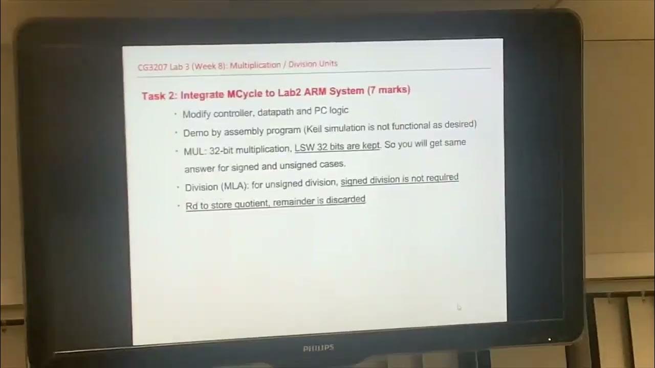 CG3207 Week 8 Lab - YouTube