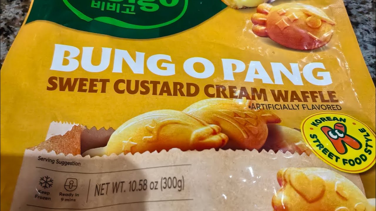Crunchy CUSTARD creamy waffle just cook 8minutes airfryer - YouTube