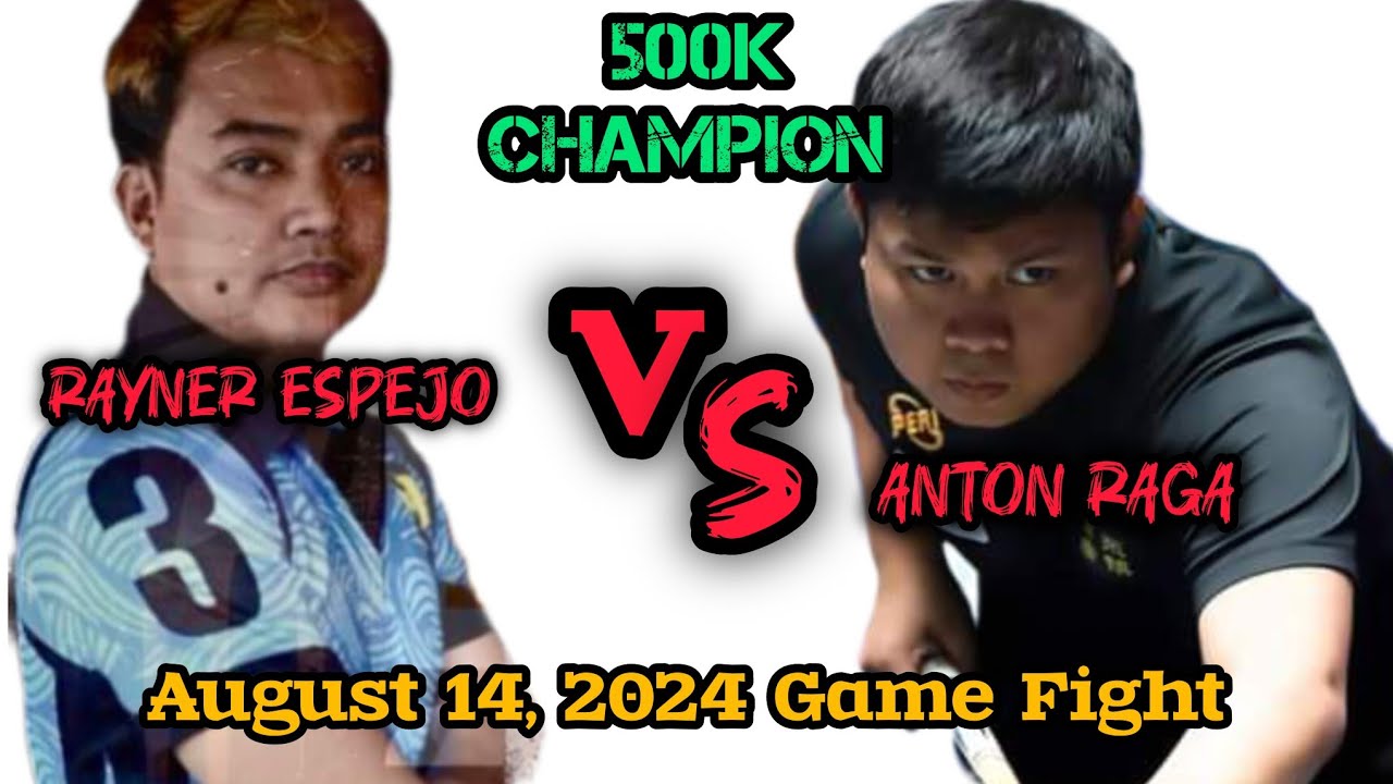 Anton Raga 🆚 Rayner Espejo || 1st ibalong 9ball open tournament 500k ...