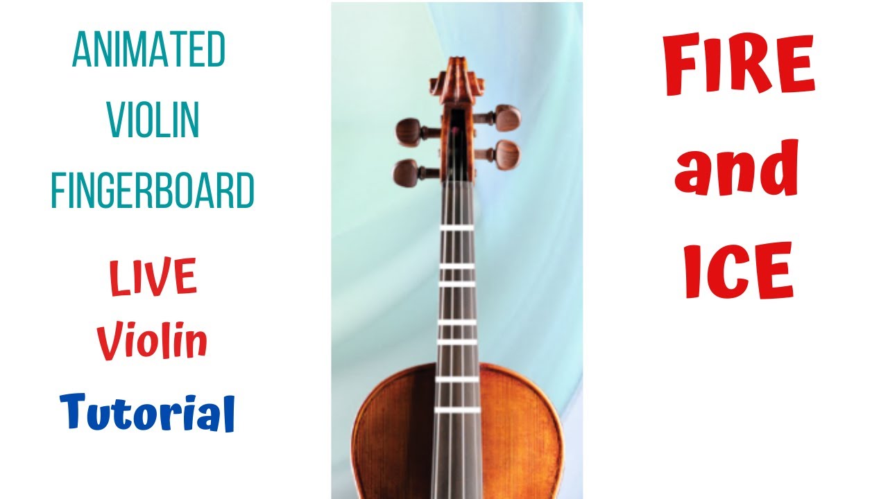 FIRE AND ICE by Pat Benatar - Violin Tutorial - ANIMATED VIOLIN ...