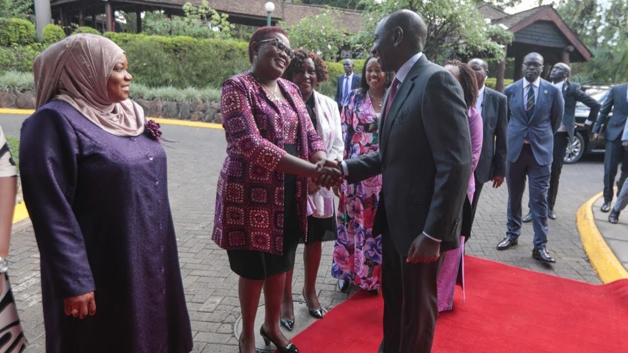 SEE HOW PRESIDENT RUTO ARRIVED IN MOI STADIUM EMBU FOR INTERNATIONAL ...