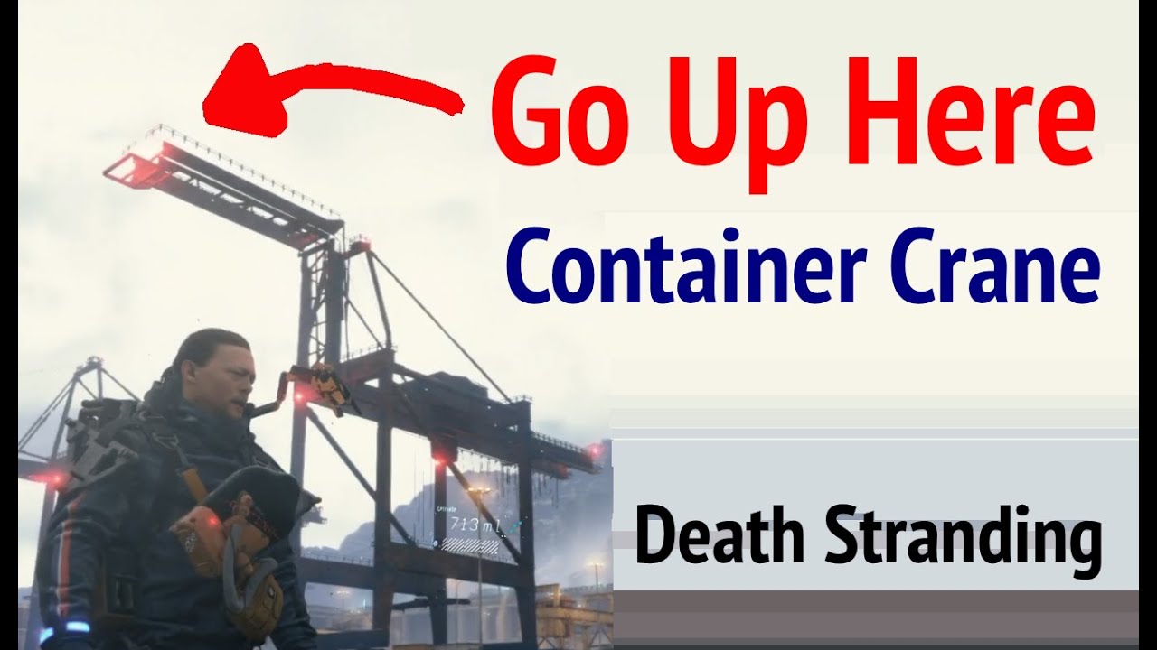 Top of Container Crane with Sanji's Sky Walk in Death Stranding - YouTube