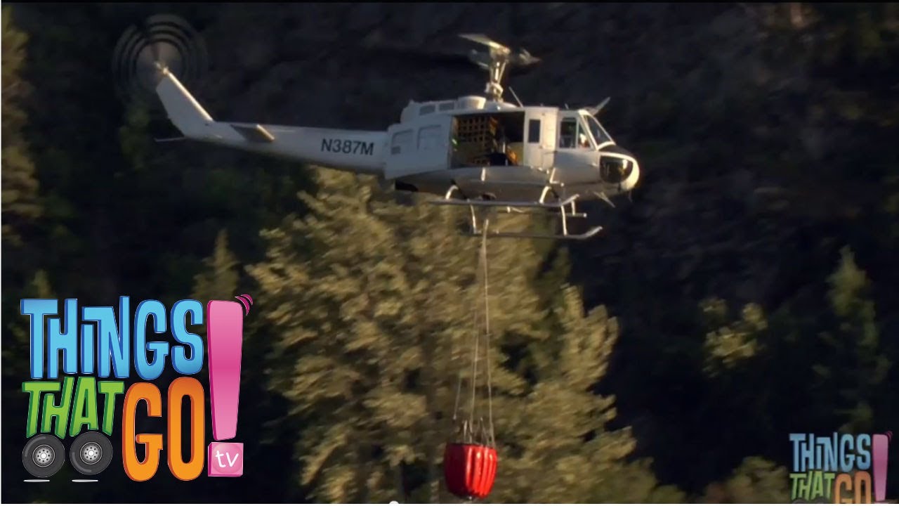 * FIREFIGHTER HELICOPTER * | Aircraft For Kids | Things That Go TV ...