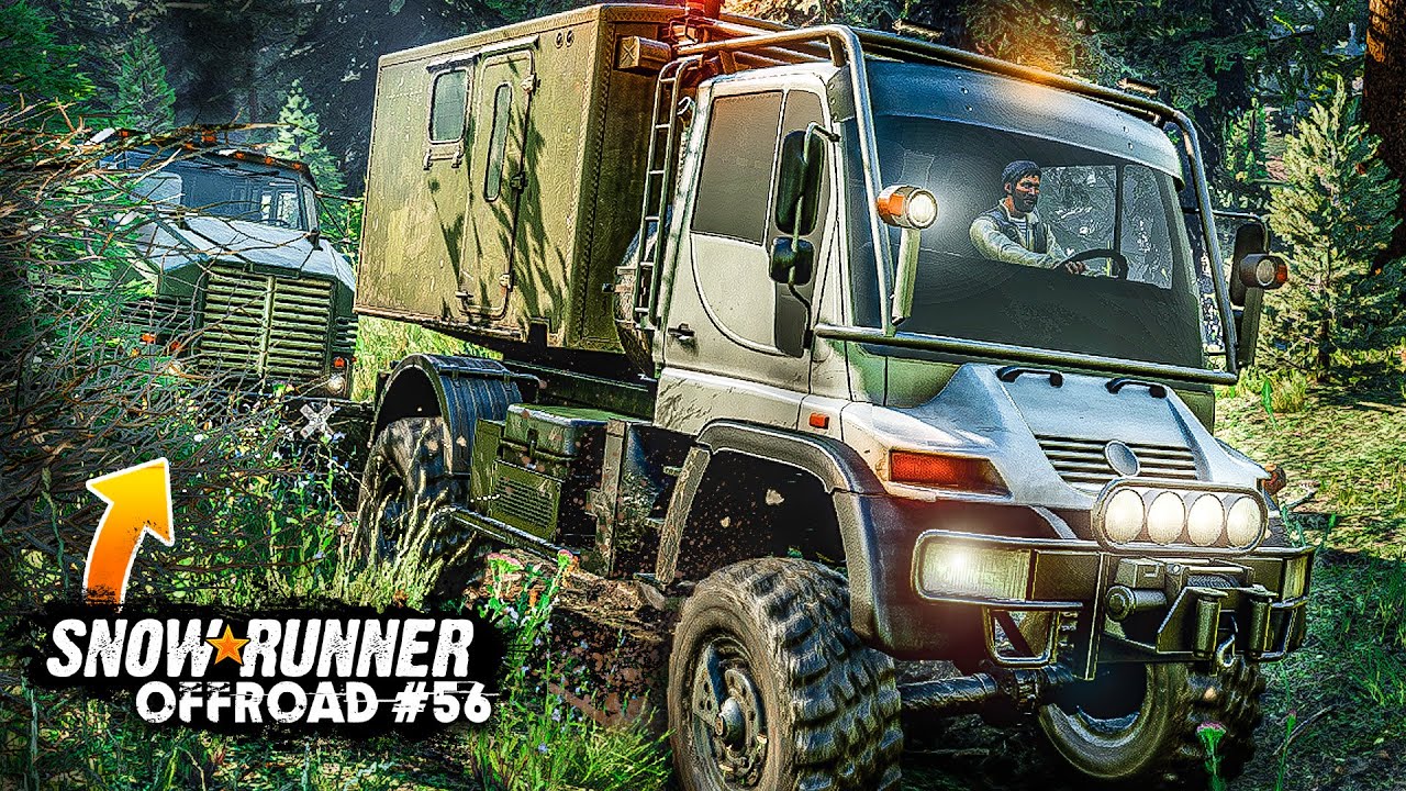 SNOWRUNNER #56: UNIMOG U500 im Einsatz: Rettung von Truck und Anhänger ...