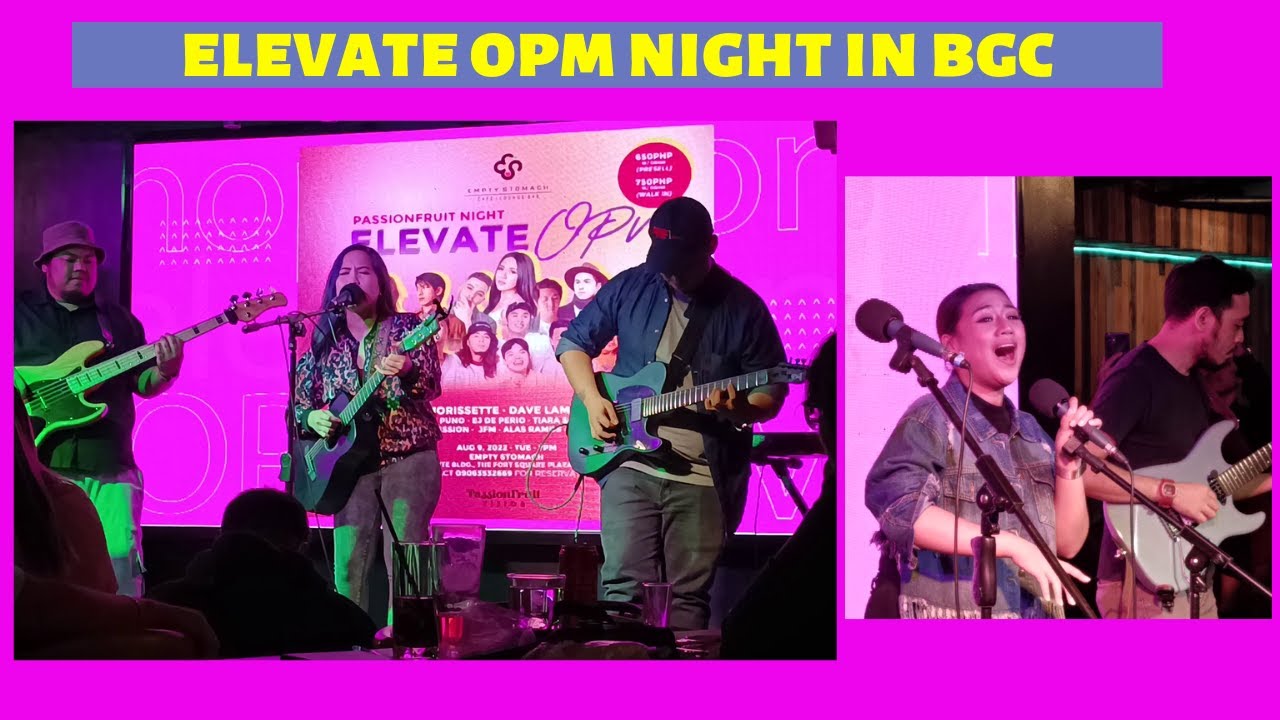 ELEVATE OPM NIGHT IN BGC (TIARA SHAYE, MORISETTE, DAVE LAMAR AND MORE ...