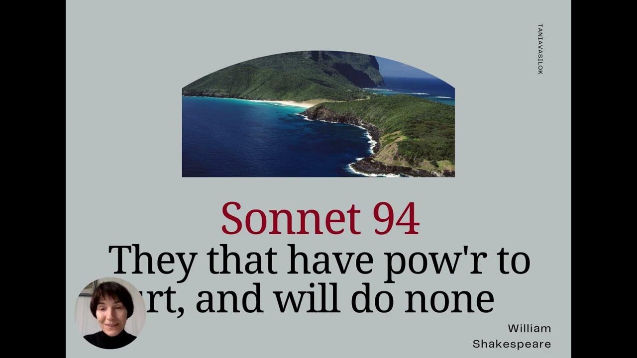 Sonnet 94 Shakespeare па беларуску - YouTube