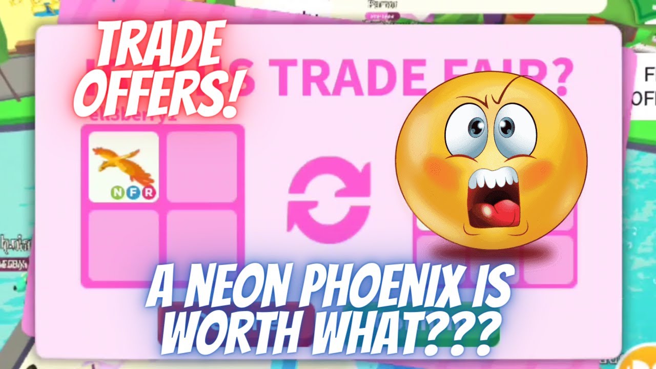 Trade offers for a Neon Phoenix!🤗 | Adopt Me - YouTube