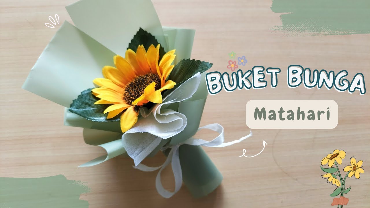 DIY Membuat Buket Bunga Mini || Buket Bunga Wisuda || Ide Souvenir ...