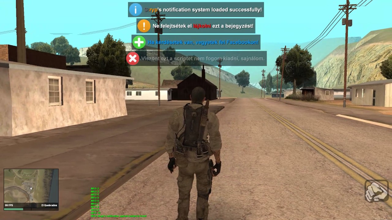 Multi Theft Auto - Simple Notification System Showcase - YouTube