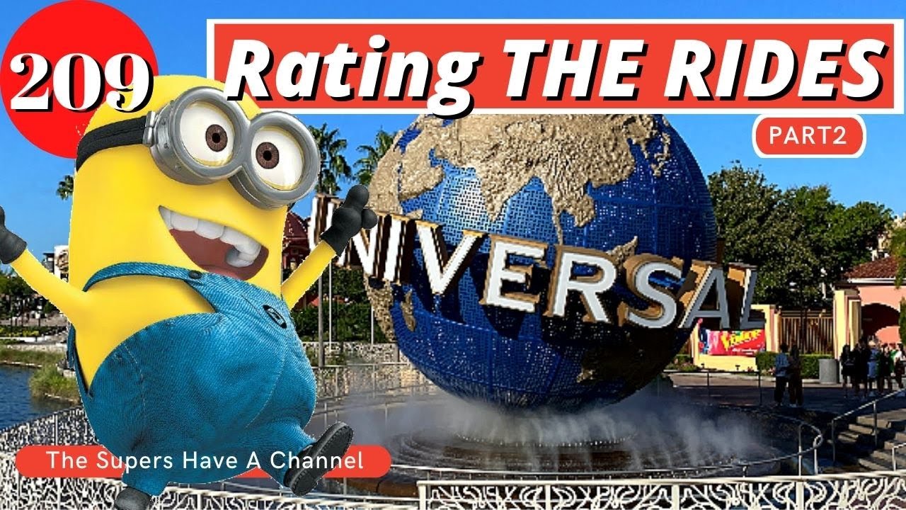 Universal Studios ORLANDO Attraction RATINGS | Part Two | The Super ...
