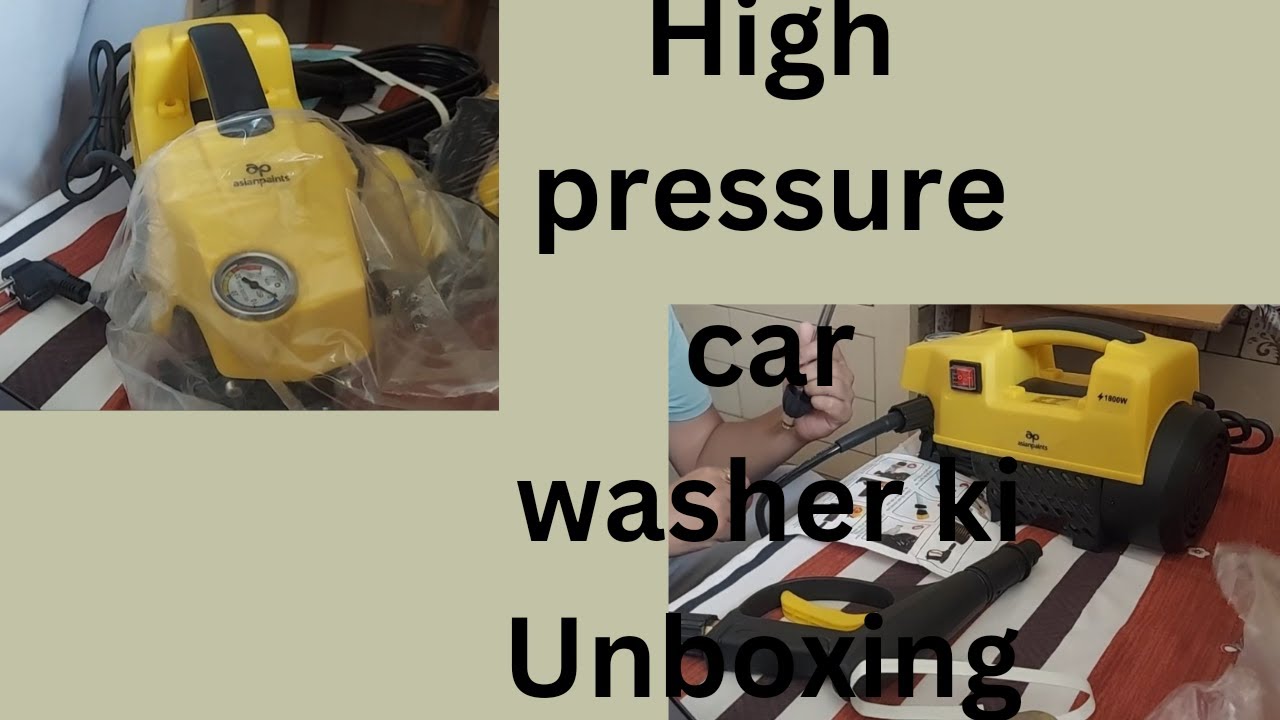 Asian Paints ka high pressure washer le daala Amazon sale se ...