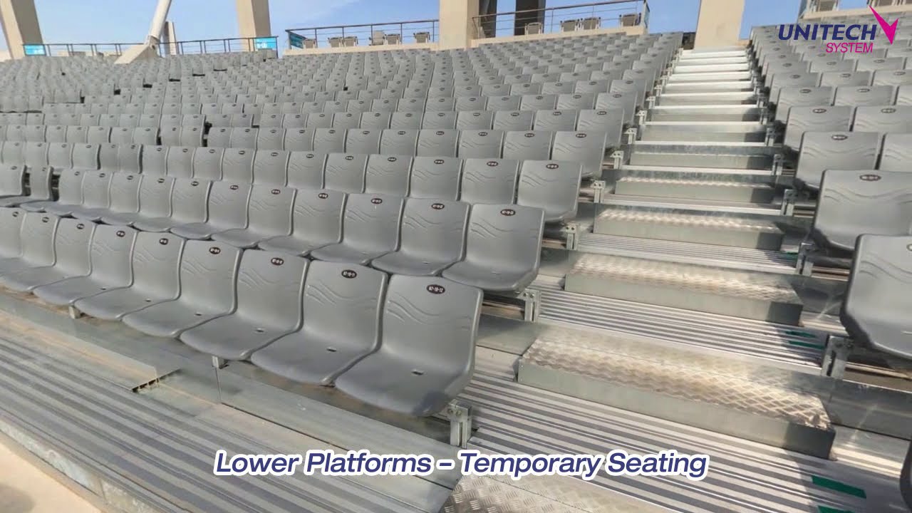 Stadium Bleachers : Modular Grandstand : Temporary Seating - INCHEON ...