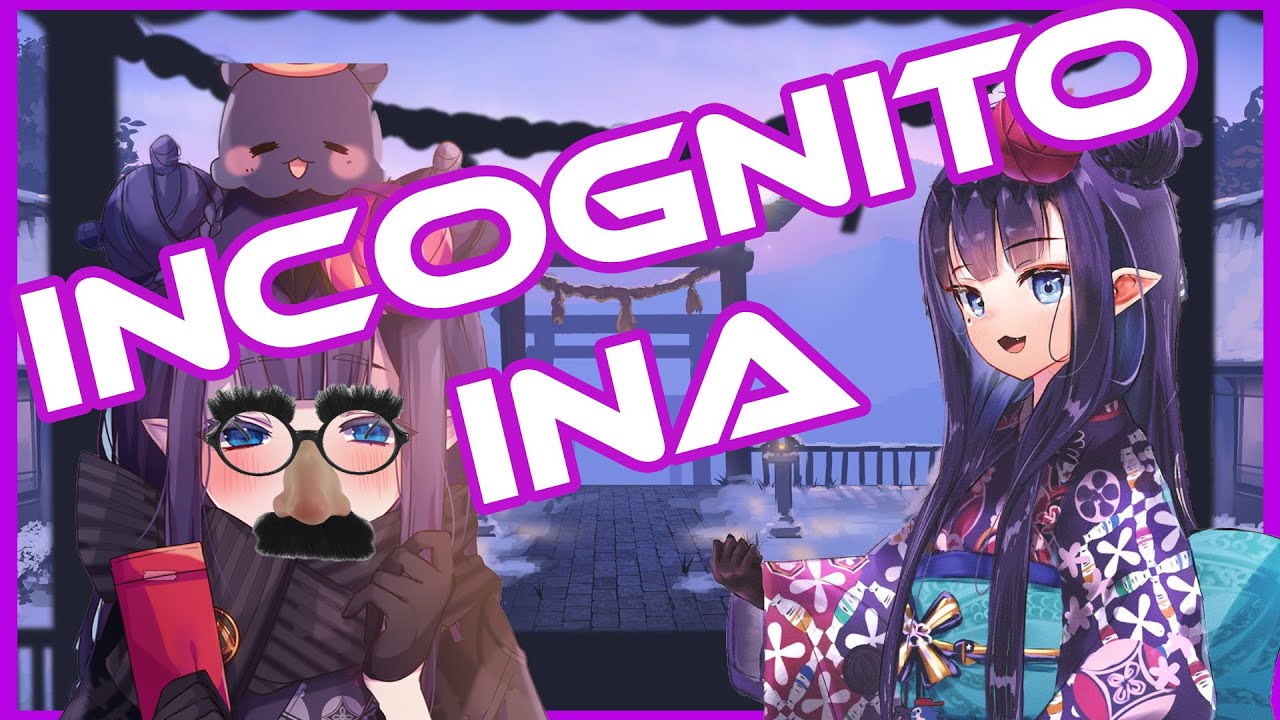 Ina Wants To Go INCOGNITO At an IRL Hololive Convention - YouTube