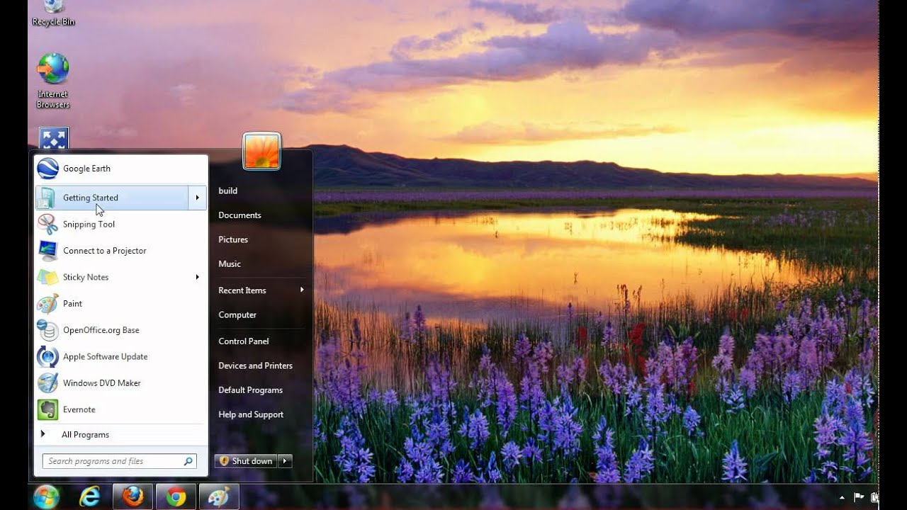 Windows 7: Tutorial 3 - Task bar features in Aero theme - YouTube