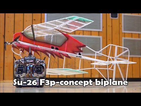 Su-26 F3p-Concept Contra-Drive Biplane | Tobi-Style - YouTube