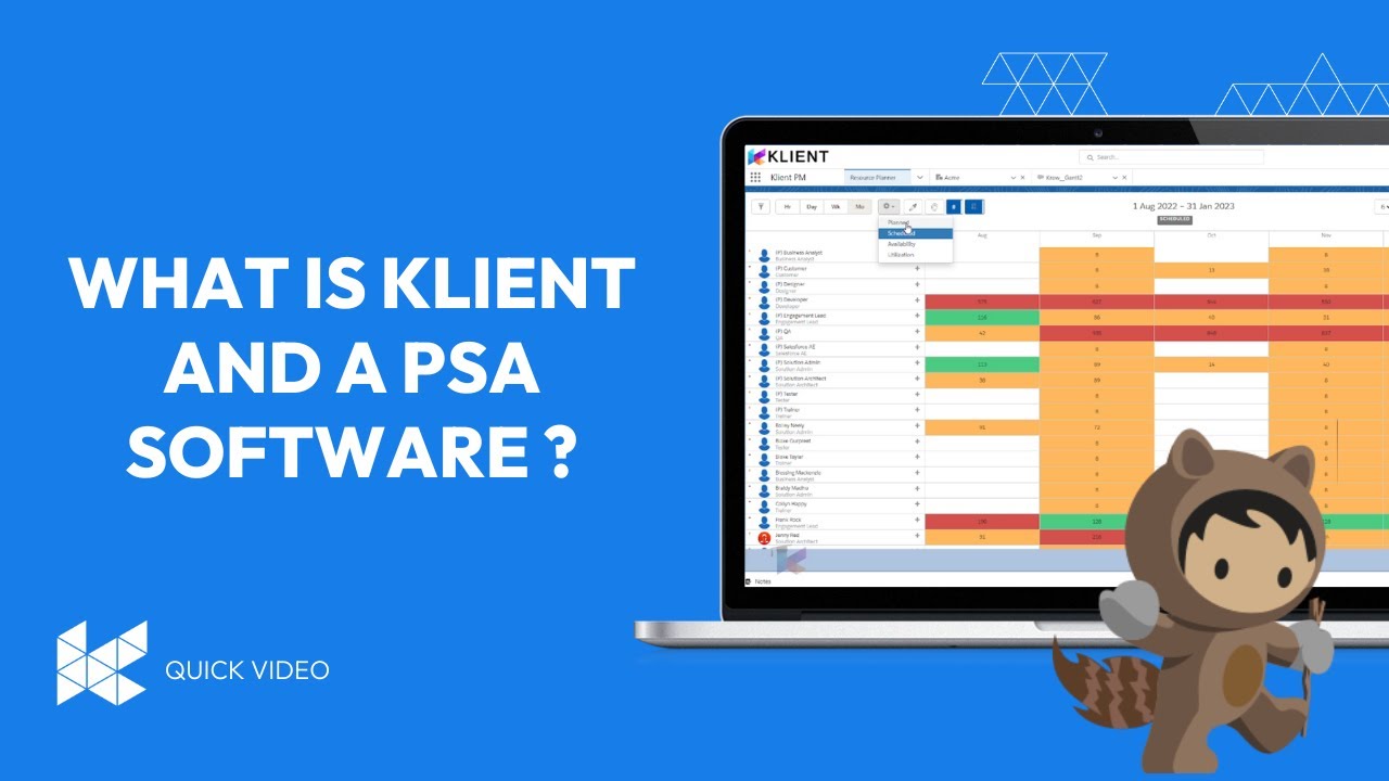 Introduction to Klient PSA - 60 Seconds Video by Salesforce - YouTube