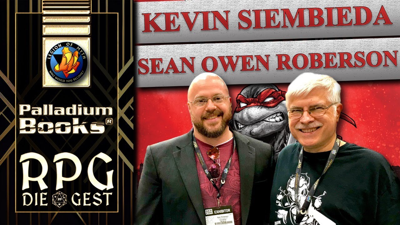 Palladium Books | Sean Roberson | #TMNT Redux & Other Topics - YouTube