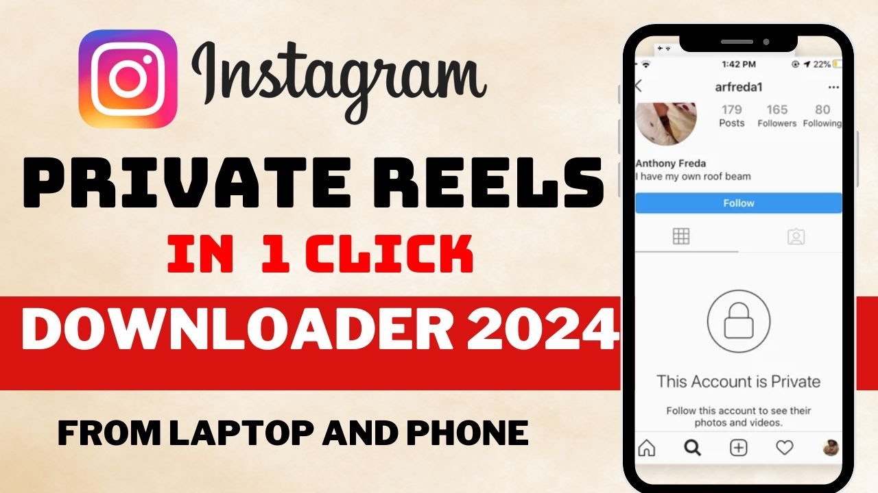 Download Instagram Private Reels in one click 100% working 2024 - YouTube