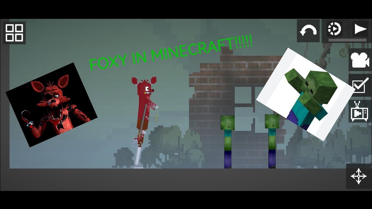 foxy in minecraft (part 1) - YouTube