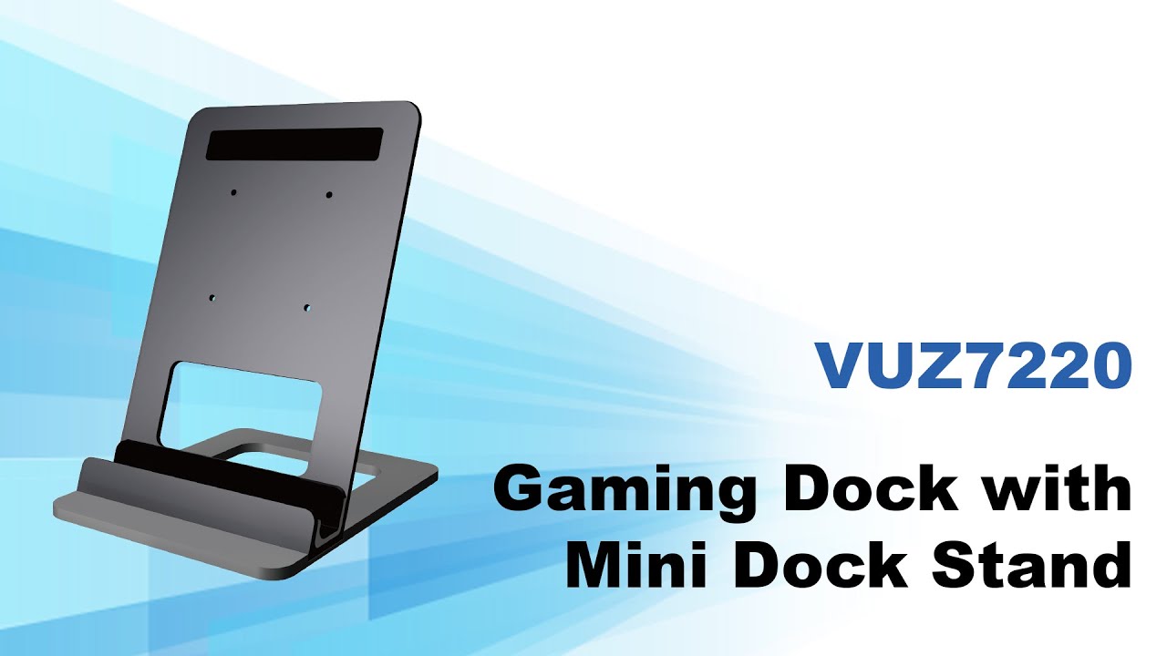 VUZ7220 Gaming Dock with Mini Dock Stand - YouTube