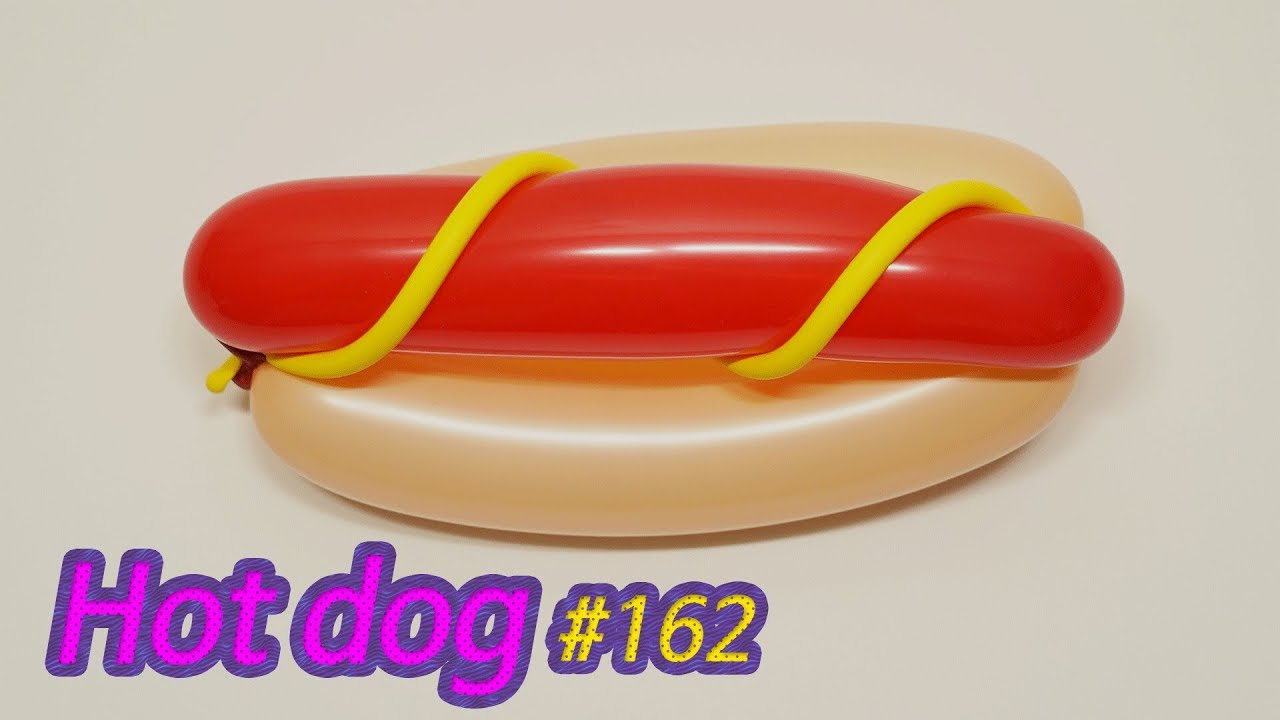 풍선아트 핫도그 #162 요술풍선 / Hot dog - Balloon Art #162 - YouTube