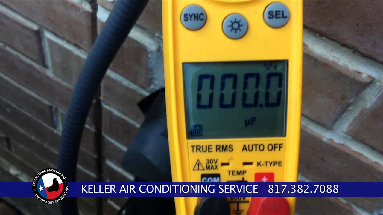 Air Conditioning Repair Keller - Test a capacitor - YouTube