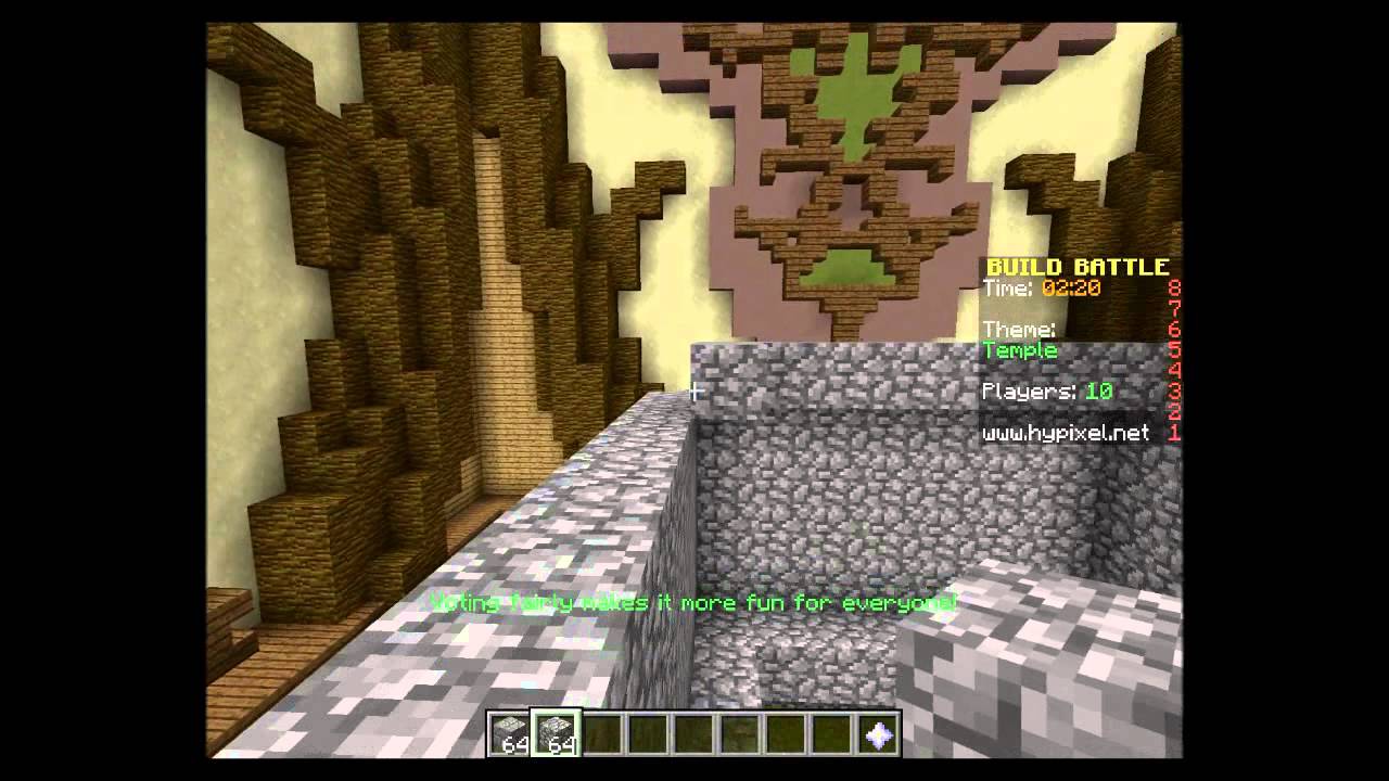 Minecraft | Build Battle Temple of winning! - YouTube