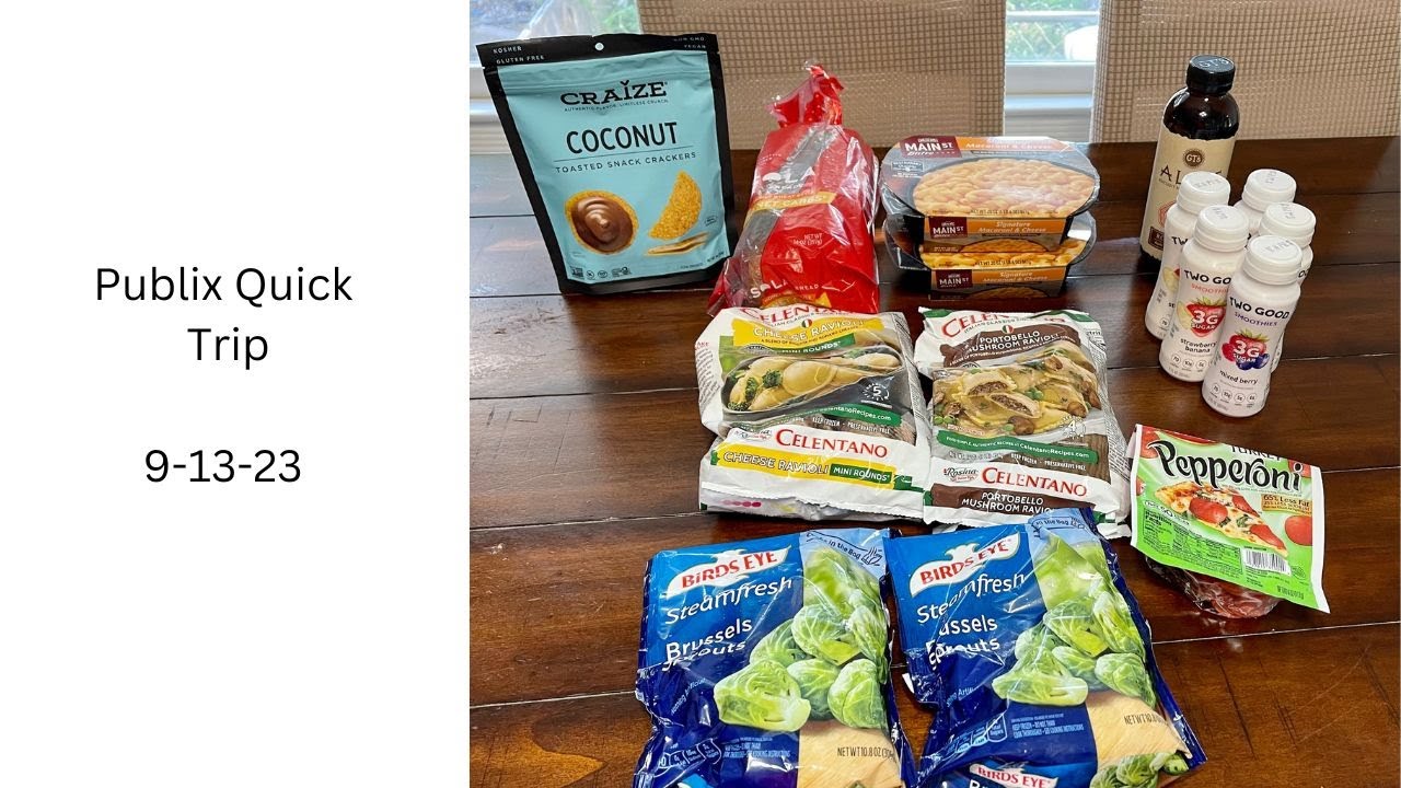 Publix Quick Grocery Trip - 85% Savings - YouTube