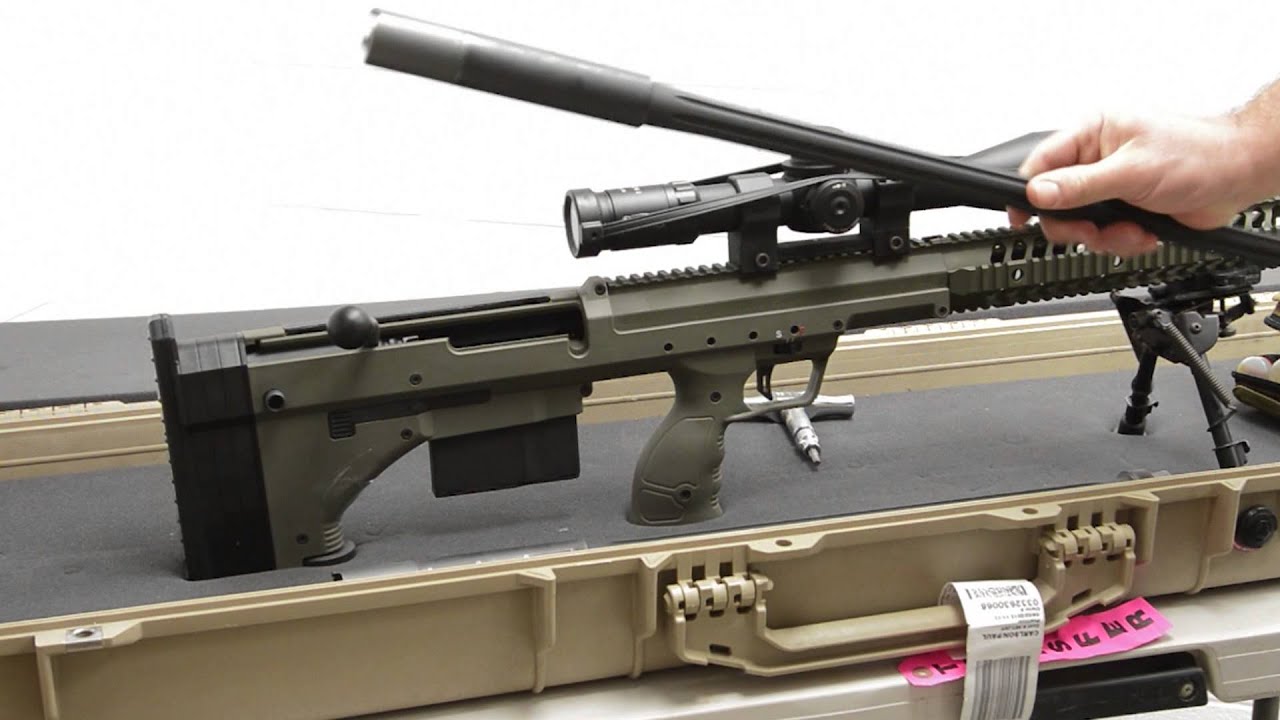 Desert Tactical Arms Stealth Recon Scout Rifle Simple Barrel Swap - YouTube