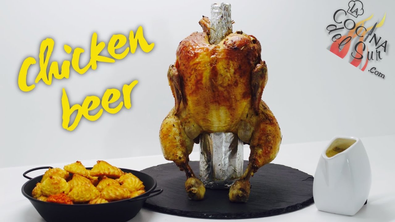 Pollo a la Cerveza - Asado Rostizado - Chicken beer - YouTube