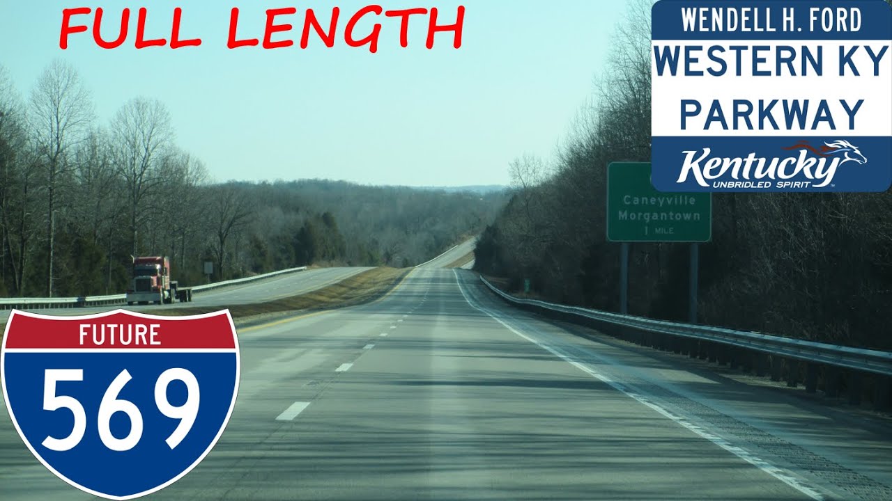 Western Kentucky Parkway (FUTURE Interstate 569 Corridor) eastbound ...