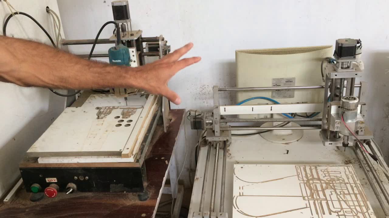 Analize do teste comparativo cnc shield arduino mach3 - YouTube